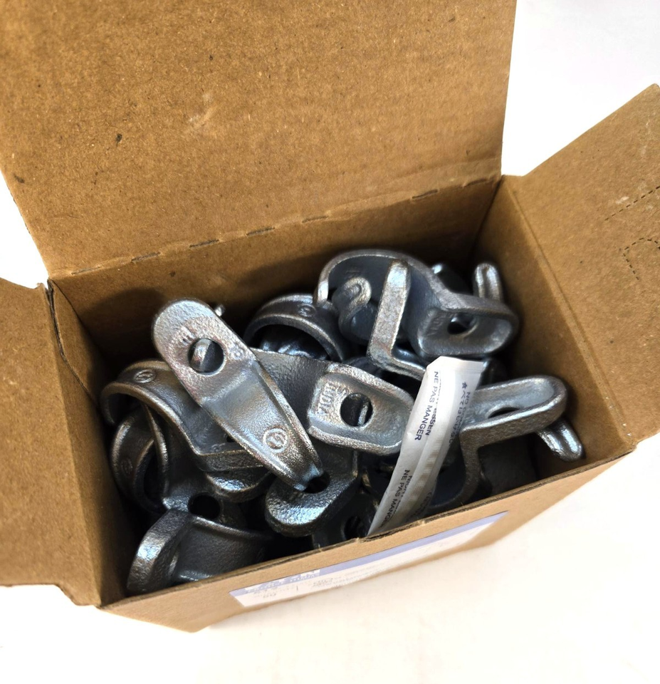 Box of 50 EATON 512 HDG 1" One Hole Conduit Cable Strap Galvanized 1 ...