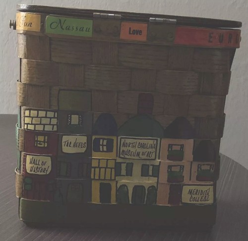 Caro Nan Signed Gypsy Purse/Basket North Carolina Hand Painted ...