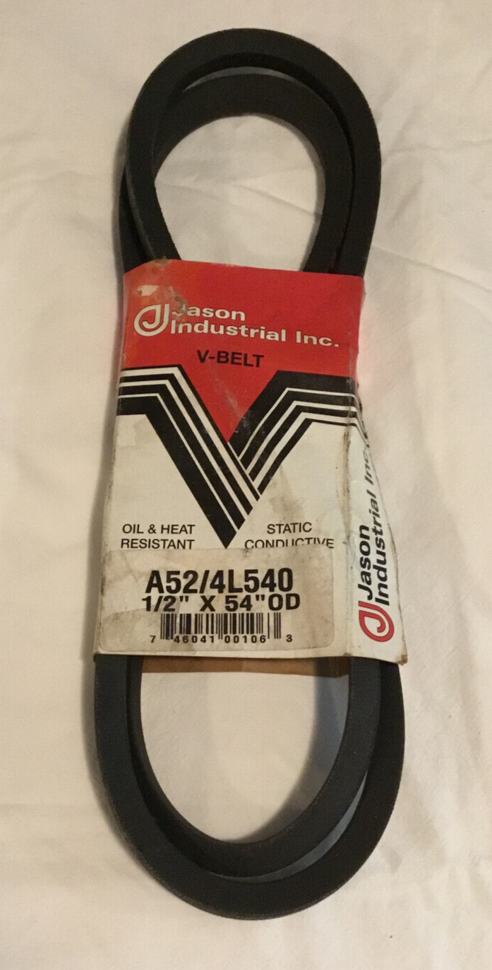Jason Industrial A52 V-Belt 4L540 1/2" x 54" | eBay