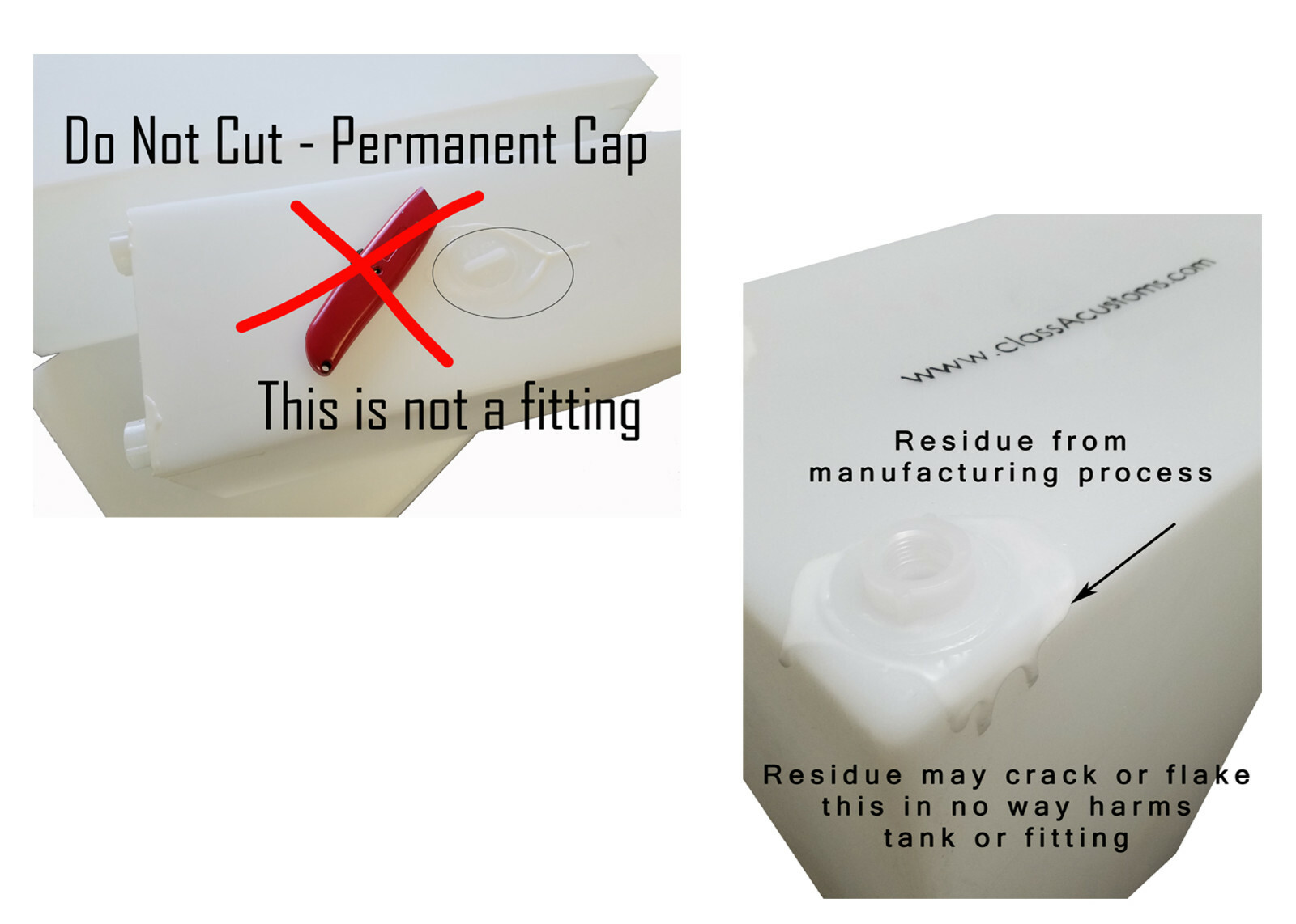 T-6500-CAC 65 Gallon Fresh Water Holding Tank & CAC 12 volt Water Pump ...