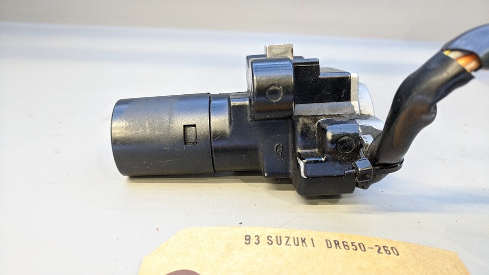 1993 Suzuki DR 650 DR650 SP45 ignition switch, lock. No key! | eBay