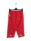 Pappagallo Women's Bright Orange Elastic Waist Drawstring Lounge Pants ...