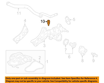 HONDA OEM 96-05 CR-V Cooling Water Pump-Temp Sensor 37870PJ7003 | eBay