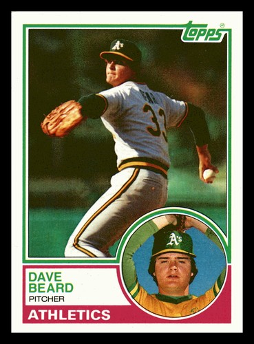 1983 Topps Dave Beard #102 Mint Oakland Athletics Vintage | eBay