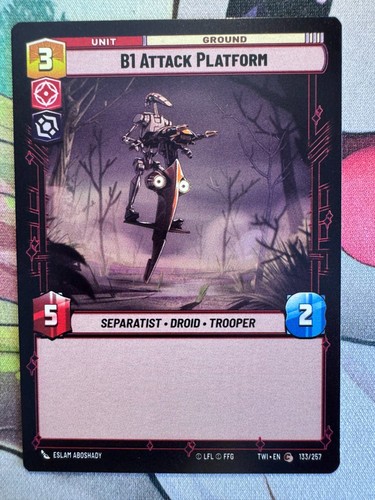 B1 Attack Platform Nonfoils/Regular Star Wars Unlimited TCG WSC908 | eBay
