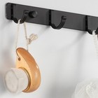 Aluminum 3 To 6 Hooks Key Coat Clothes Door Holder Rack Hook Wall ...