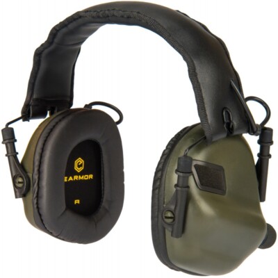 Earmor M31 Electronic Hearing Headphones w/ NATO Input - FOLIAGE GREEN ...