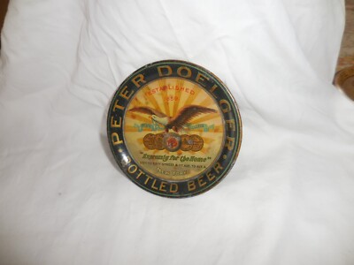 Vintage pre-prohibition Peter Doelger Brewing Co Tip Tray Eagle-Very ...