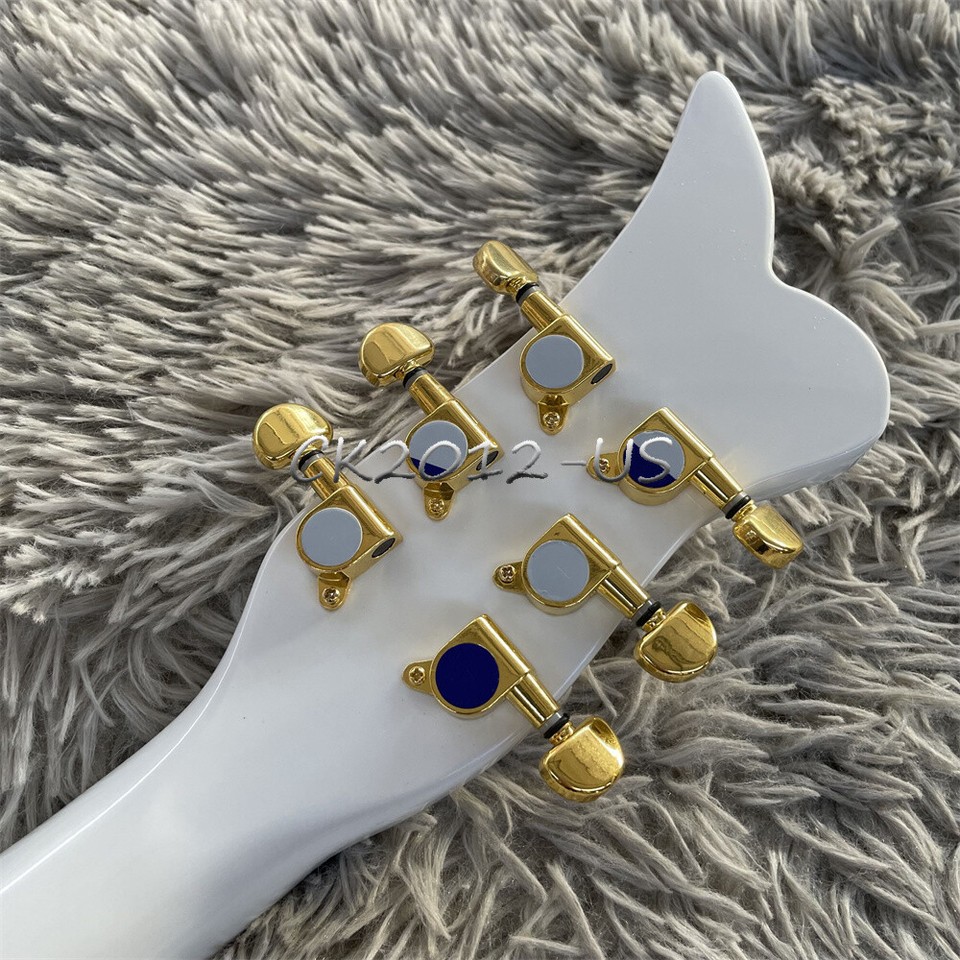 Purple Rain Cloud Left Handed Electric Guitar Prince Pearl White Paint ...