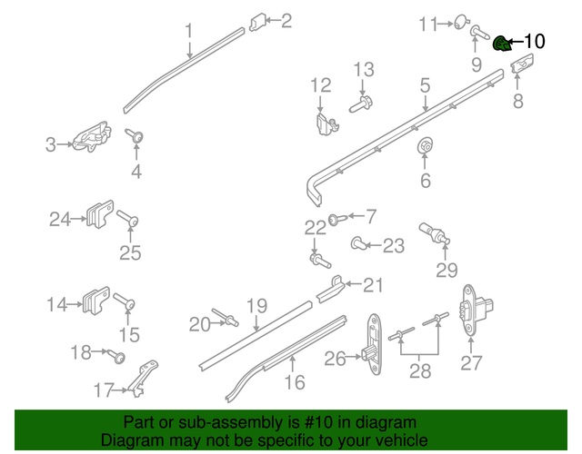 Ford OEM 14-18 Fiesta Rear Bumper-bumper Cover Nut W716338S300 for sale ...