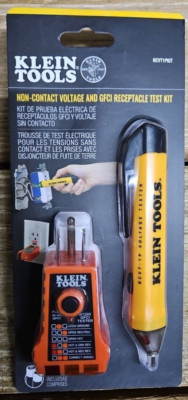 Klein Tools NCVT1PKIT Non-Contact Voltage & GFCI Receptacle Test Kit ...