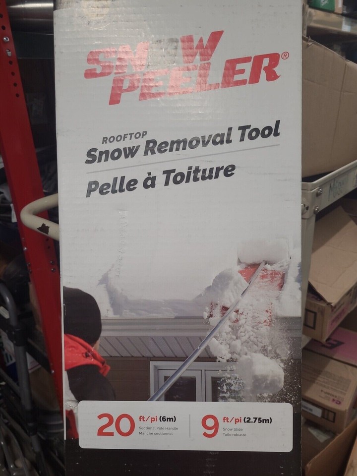 PolarMade SnowPeeler 3000 20' ft Snow Removal Roof Rake | eBay