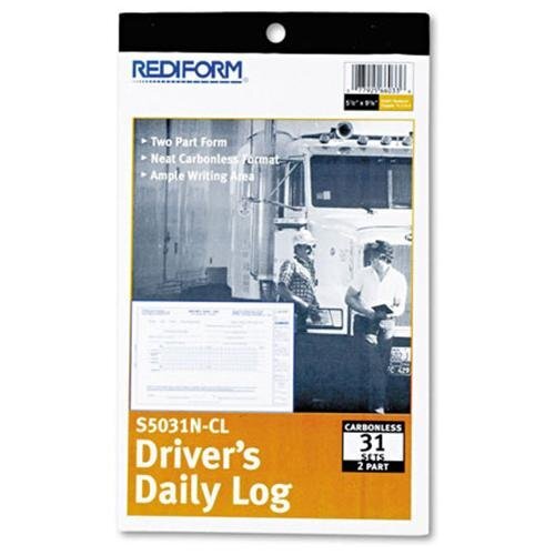 Rediform Carbonless 2-part Driver's Daily Log Book - 2 Part ...