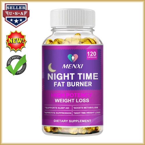 Night Time Fat Burner Supplement,Weight Loss,Appetite Suppressant,Detox ...