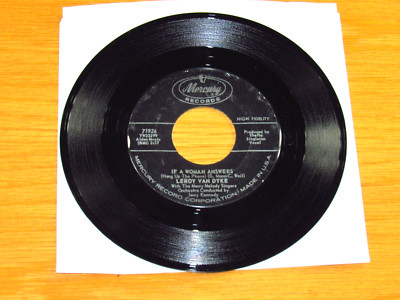 COUNTRY 45 RPM - LEROY VAN DYKE - MERCURY 71926 - "IF A WOMAN ANSWERS ...