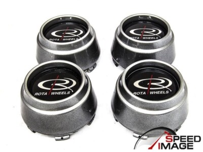 ROTA WHEELS P45R P45F HYPERBLACK REPLACEMENT WHEEL CENTER CAPS | eBay