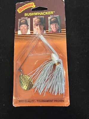 Vintage Bomber Bushwacker White Fishing Lure New In Package Tournament ...