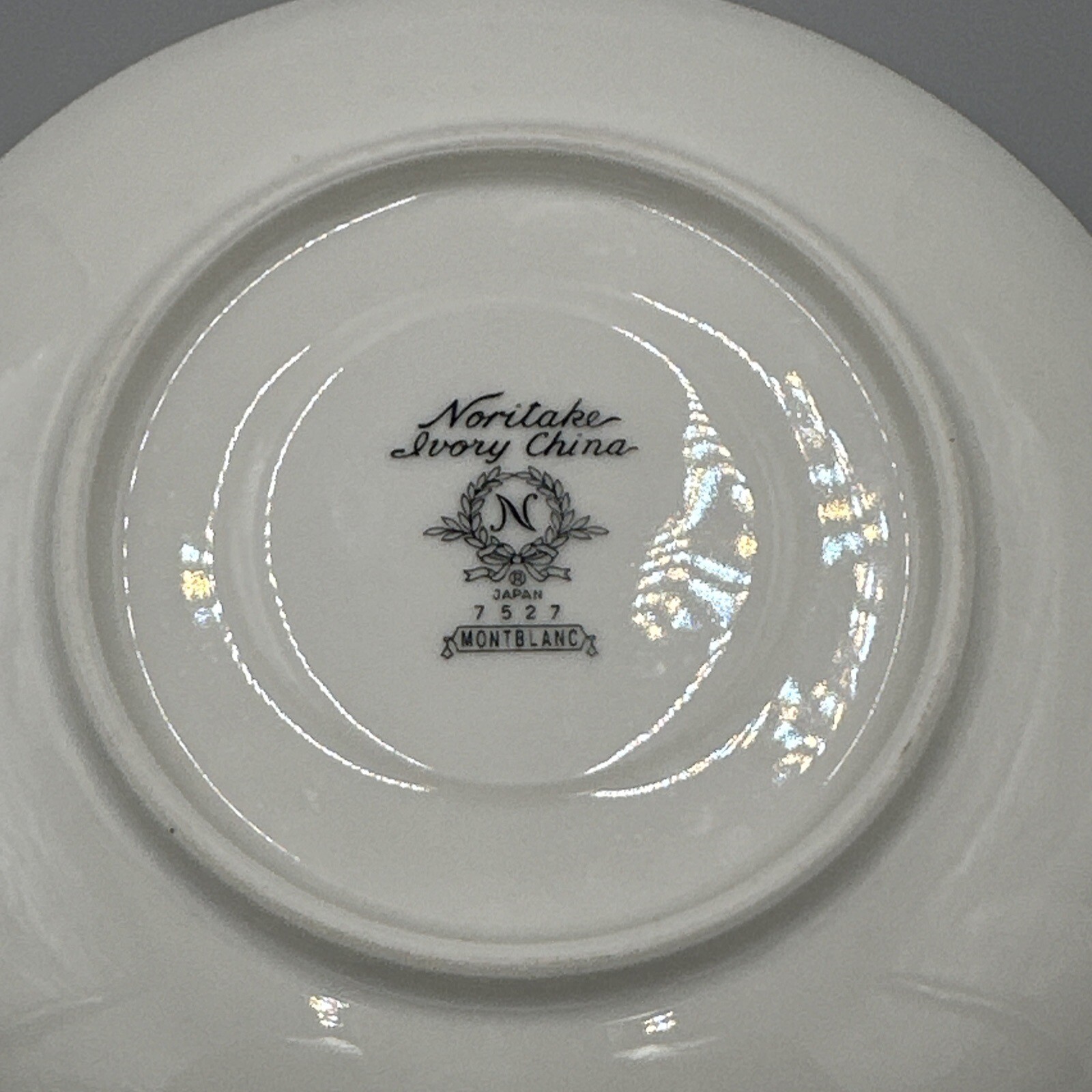 Noritake Montblanc Saucer Japan 7527 Ivory China Set of 12 | eBay