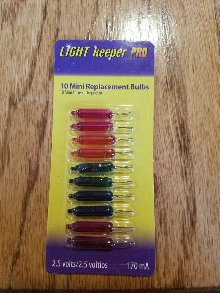 LIGHT KEEPER PRO 10 mini replacement bulbs per pack 2.5 3.5 12 V volt ...