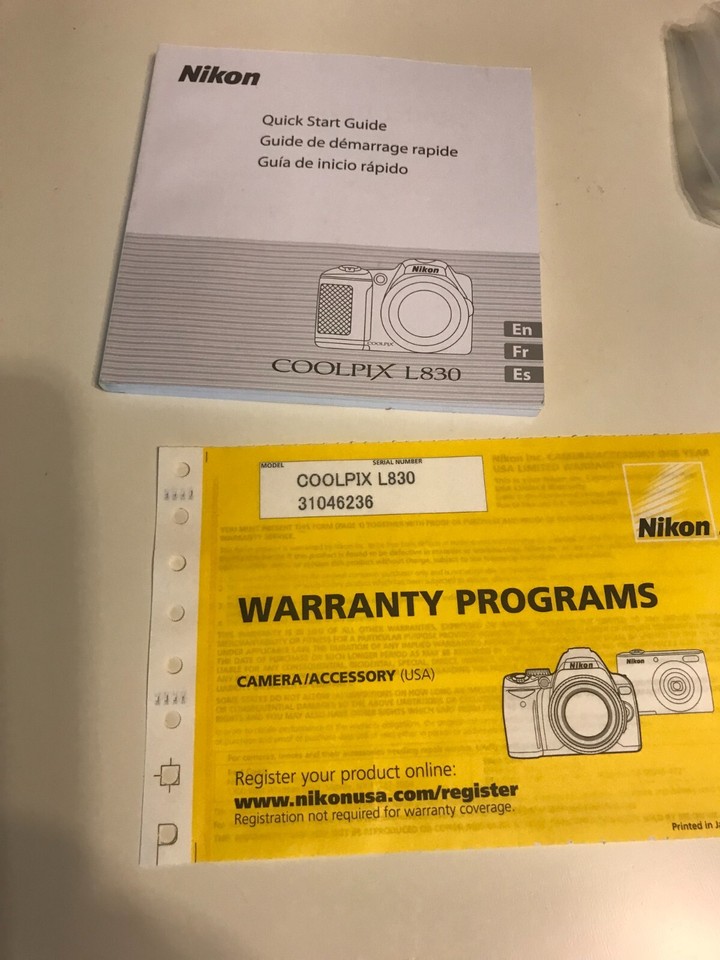 Nikon COOLPIX L830 16.0MP Wide 34X Zoom Digital Camera Red HD Movie 3.0 ...