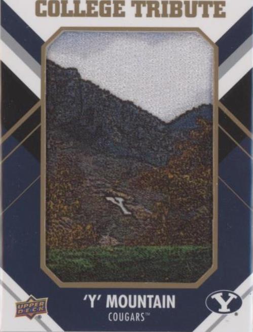 2015 Upper Deck - College Tribute Manufactured Patch BYU Cougars #CM ...