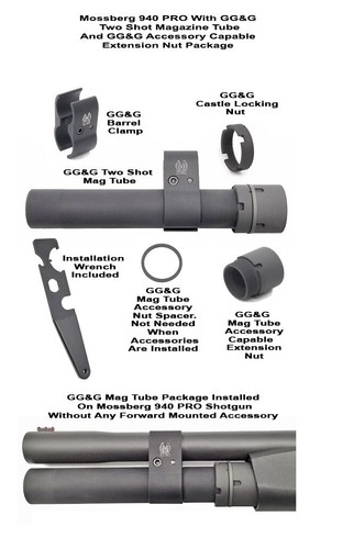 GG&G GGG-2968 Mossberg 940 PRO Shotgun Magazine Tube Extension - NEW | eBay