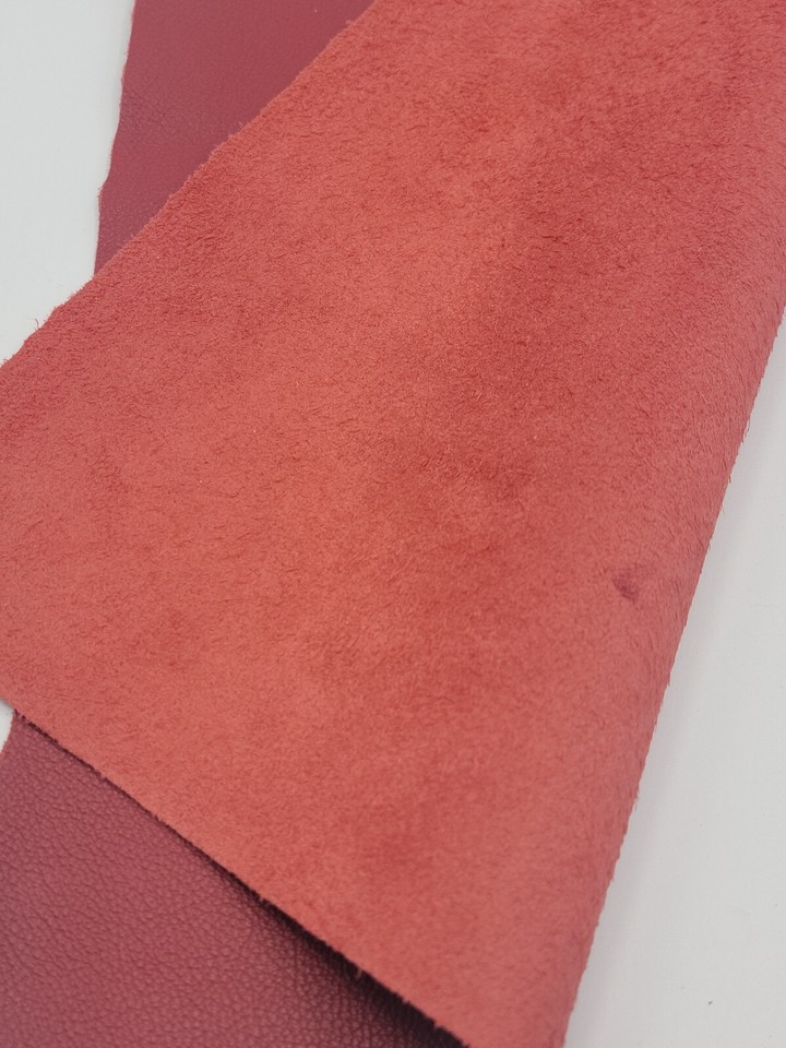 Red Cowhide LEATHER PRE CUT Piece 12"x12" Precut Sheet Crafts | eBay