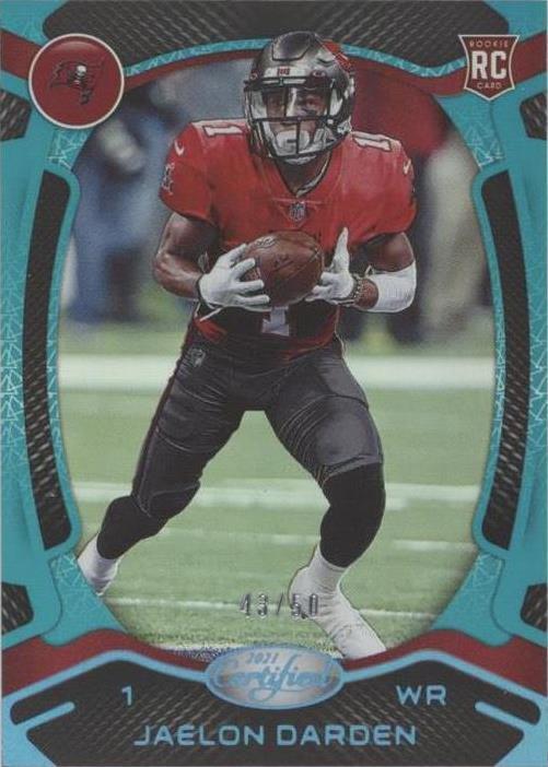 2021 Panini Certified - Rookies Jaelon Darden #133 Mirror Teal /50 (RC ...