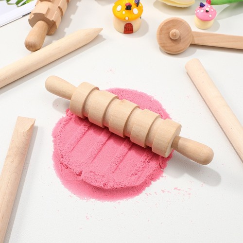 1 Set Practical Clay Plasticine Shaping Tool Wooden Color Mud Molding ...