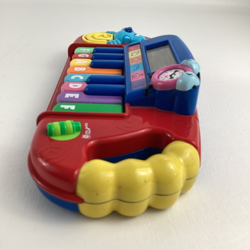 Blue's Clues Play N Learn Keyboard Piano Musical Instrument Toy Vintage ...