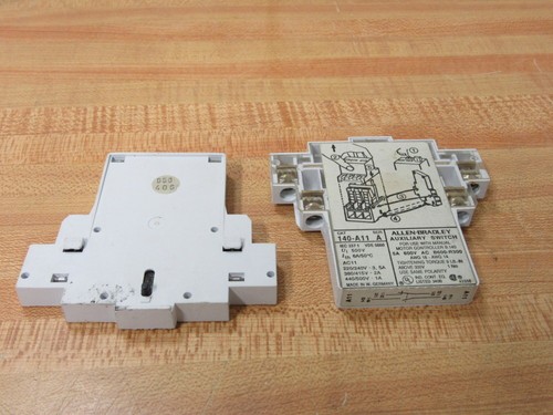 Allen Bradley 140-A11 Auxiliary Contact 140A11 Series A (Pack of 2) | eBay