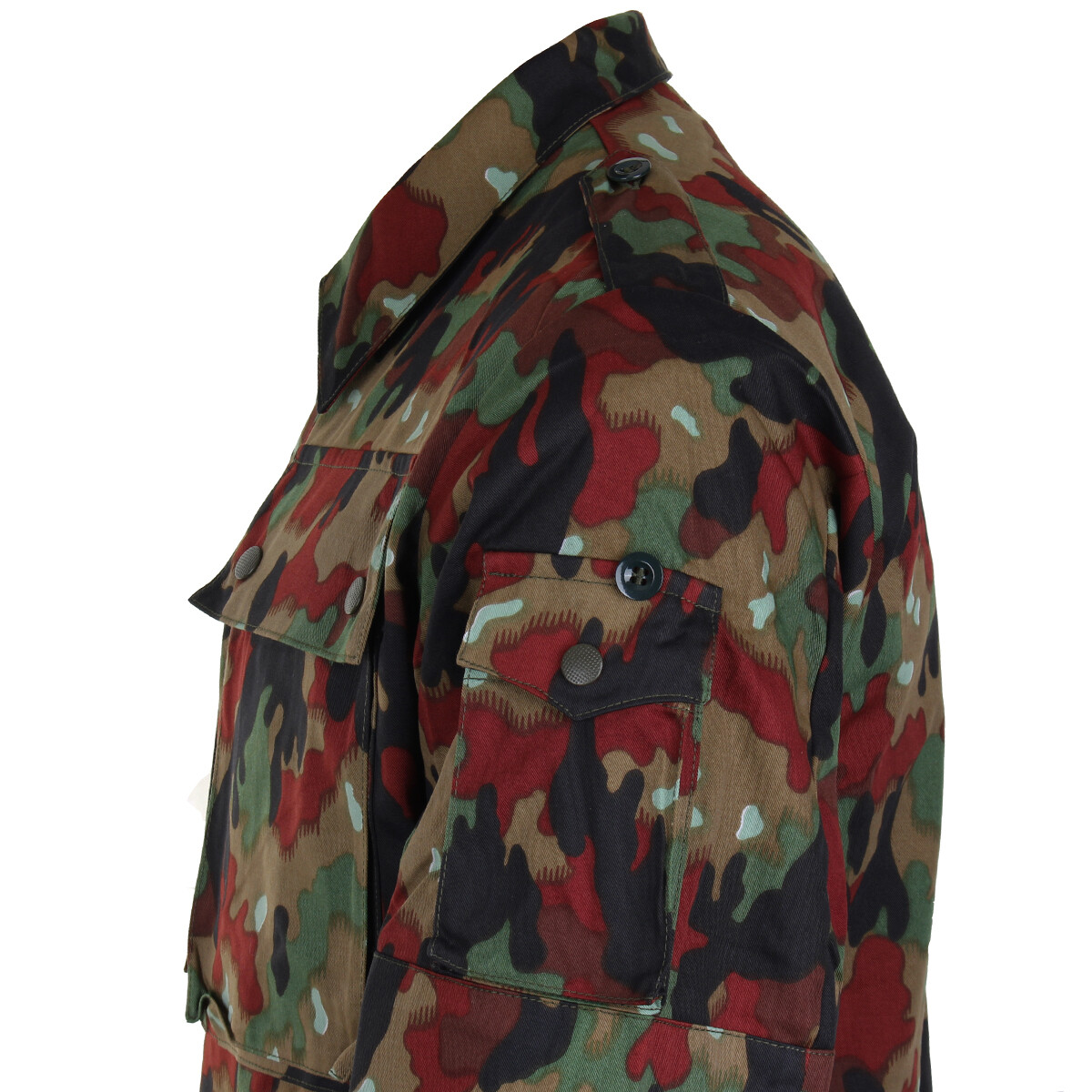 Original Swiss M83 Camo Field Jacket - Surplus Alpentarn Camouflage ...