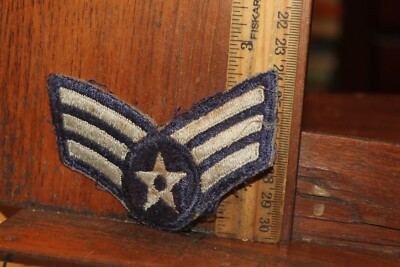 Vintage Embroidered Patch USAF Air Force Senior Airman | eBay