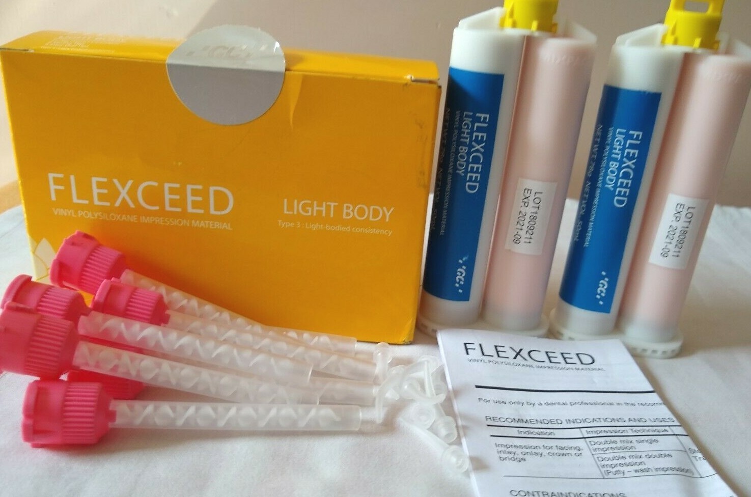 Dental Gc Flexceed Light Body vinyl polysiloxane Impression Material | eBay