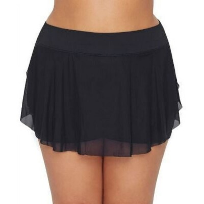 Coco Reef CASTAWAY BLACK Plus Size Classic Charisma Skort Swim Bottom ...