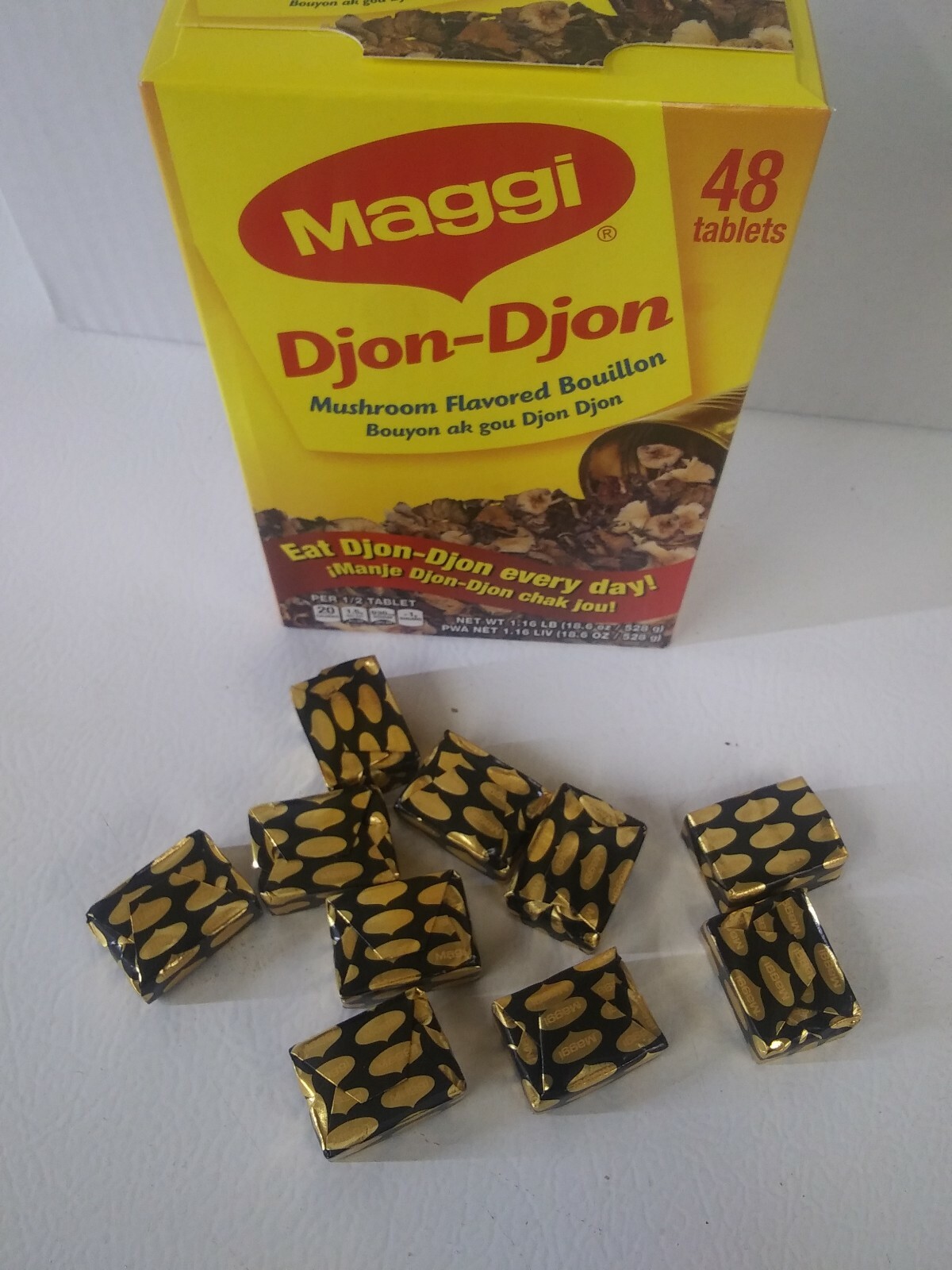 Maggi Djon Djon - Black Djondjon Mushroom Tablets 12 Cubes | eBay