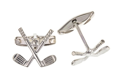 Golf Club Cufflinks Solid Sterling Silver | eBay