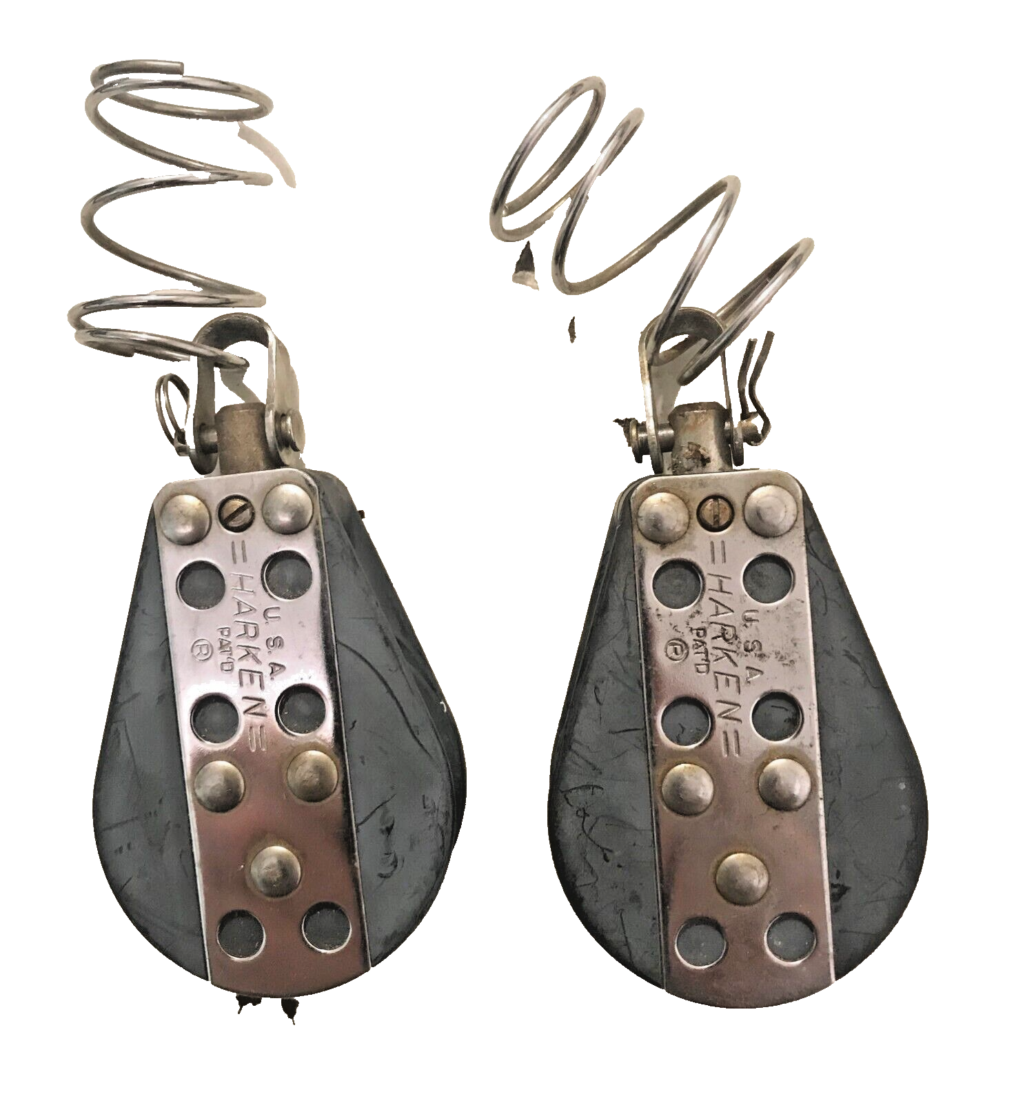 2 Harken Classic Single Block 2 1/4" W/ STAND UP SPRINGS | eBay