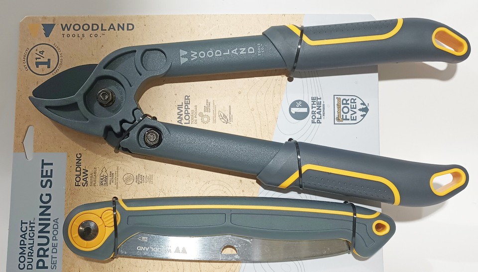 Pruner 2 Piece Pruning Set with Folding Saw and Anvil Lopper Woodland ...