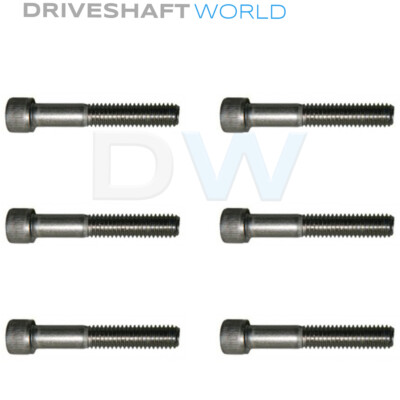Set of 6 x 50mm Driveshaft CV Joint Bolt M10 x 1.50mm | eBay