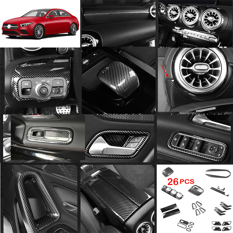For Mercedes-Benz A220 2019-2021 ABS Carbon Interior Full set ...