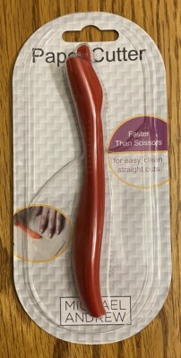 ONE HANDED PAPER CUTTER BY MICHAEL ANDREW Great For Wrapping Gifts NEW ...
