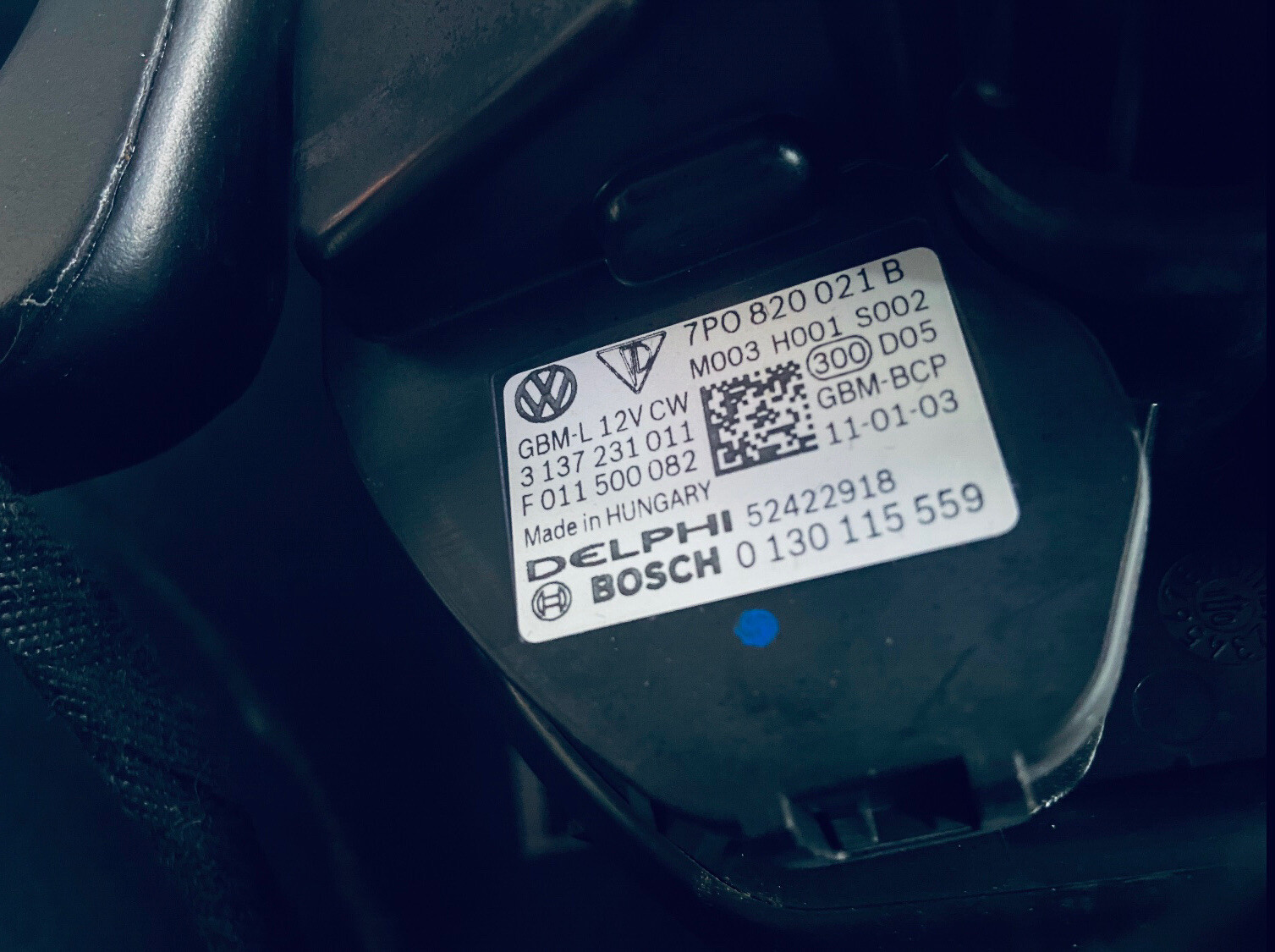 GENUINE VW Touareg Fan 7P0 820 021B 7P0820021B OEM | eBay