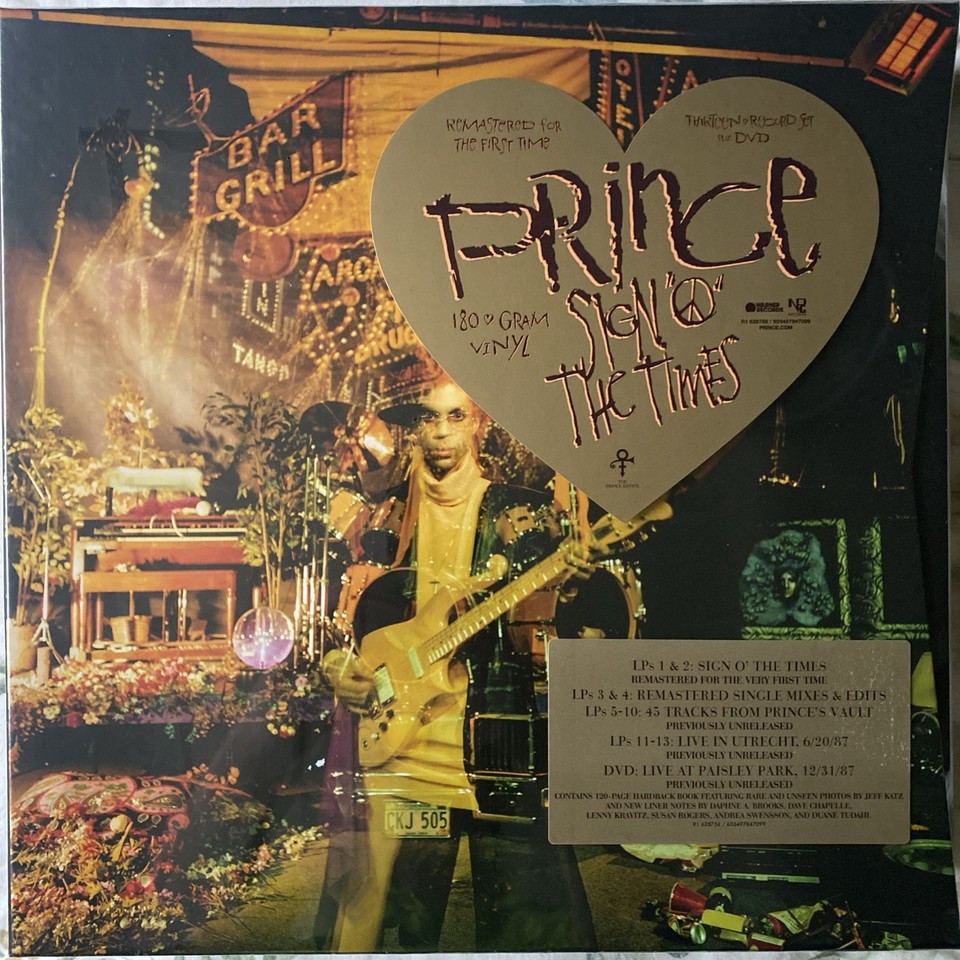 Prince - Sign "O" The Times. Vinyl 13xLP+ DVD Super Deluxe Boxset NEW ...