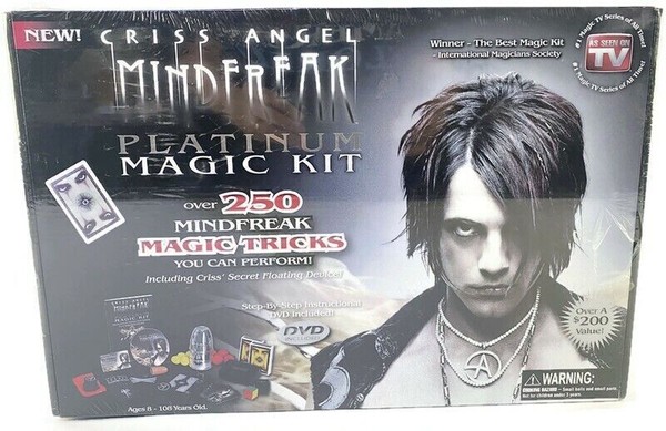 As Seen On TV Criss Angel Mindfreak Platinum Magic Kit - Black (CAMAKT ...