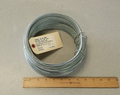 C&F Wire ASTM A641 5 lb. Spool NonElectrical Temper Zinc Steel Wire 0. ...