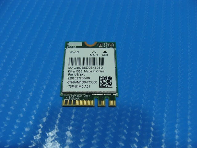 Vm1d6 Genuine Dell Alienware 17 R4 17.3" WiFi Card Laptop Wireless ...