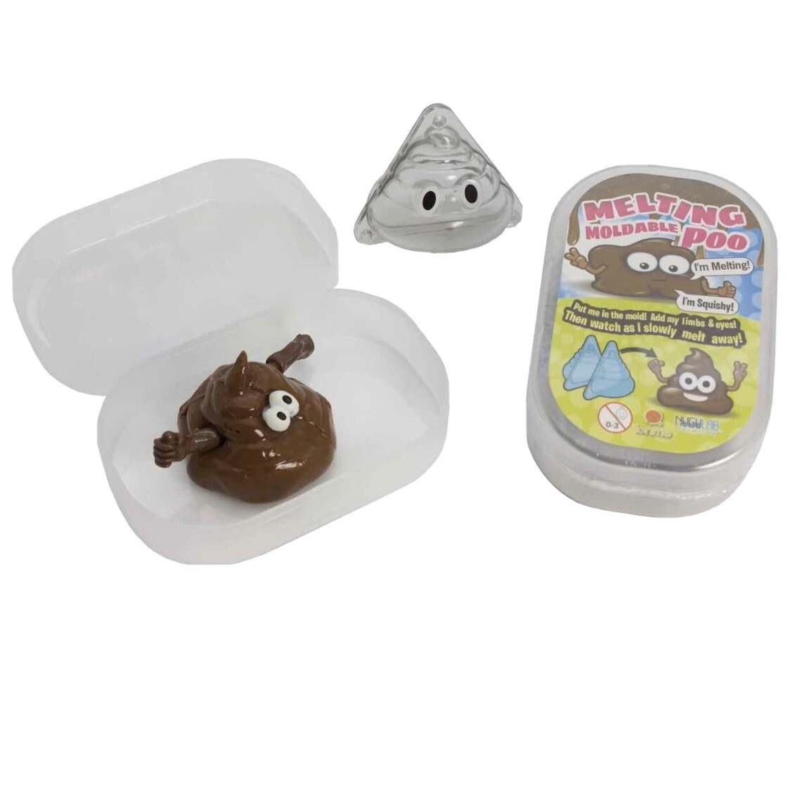 MELTING MOLDABLE POO EMOJI FUNNY JOKE NOVELTY POOP CRAP GIFT | eBay