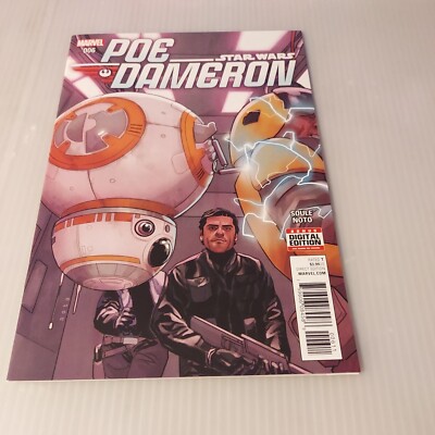 2017 November, STAR WARS POE DAMERON Comic Book #6 Bonus Digital ...