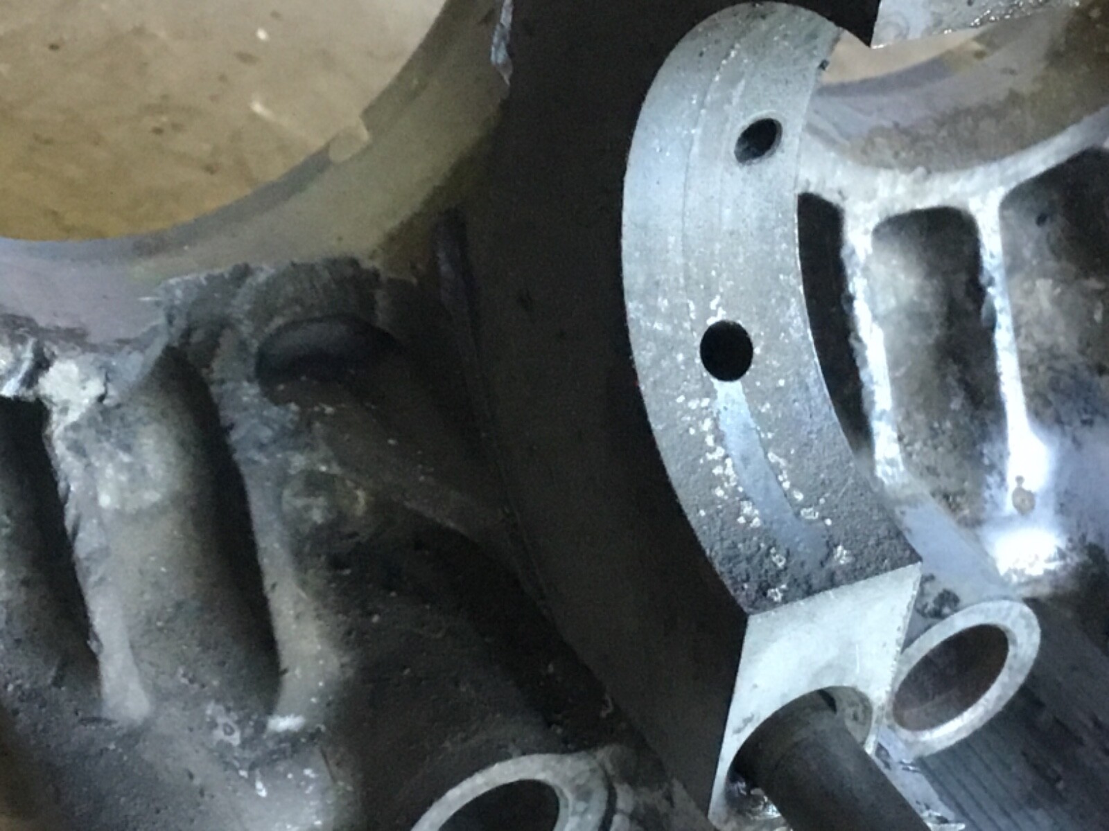 H 1600cc 1500cc engine block case Volkswagen VW air cooled bug bus ghia ...